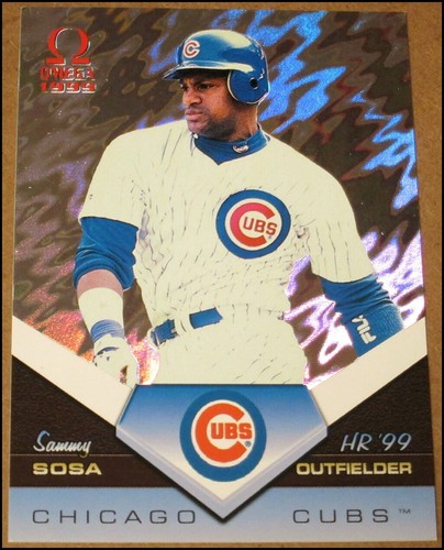 1999 Pacific Omega HR '99 Sammy Sosa Baseball Insert Card #6 Chicago ...