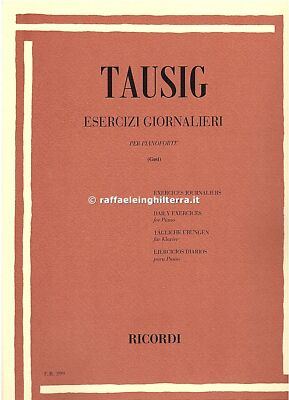 Ricordi esercizi giornalieri pianoforte Tausig Karl | eBay