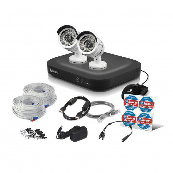 Swann DVR CCTV Kit DVR4 4750 4 Channel HD 1080p 1TB HDD 3MP PRO-T858 ...