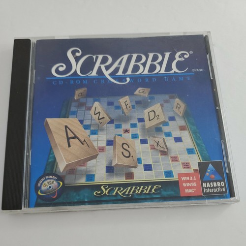 1996 Hasbro Interactive Scrabble CD-ROM Crossword Game Win 3.1 Win 95 ...