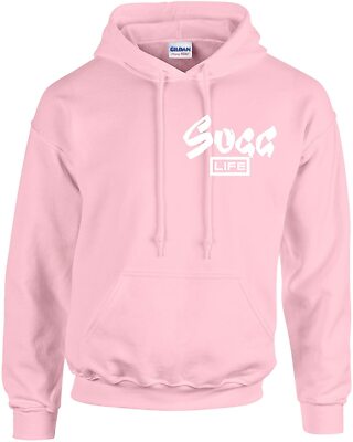 Genuine Joe Sugg Sugg Life Hoodie Unisex Pink Hoodie Small Limited ...