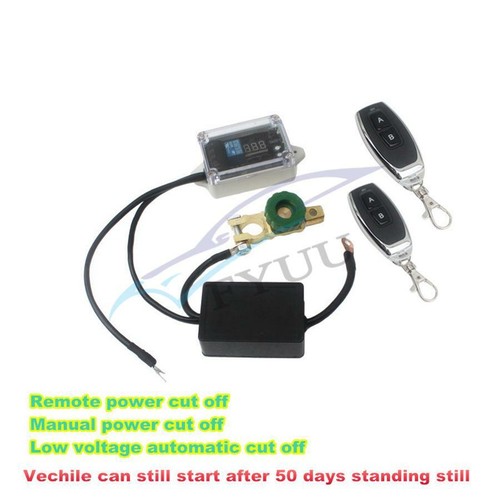 Car 12V Battery Isolator Disconnect Cut Wireless Remote Control Master ...
