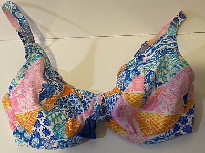 Freya 30G Festival Girl Bikini Top Plunge 6570 Underwire Lined Swim ...