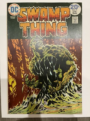Swamp Thing #9 (DC 1974) Bernie Wrightson Classic Cover Art!!! Nice ...