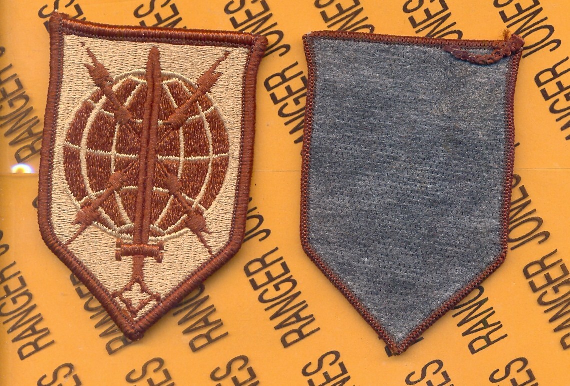 US Army Military Intelligence Readiness Command MIRC Desert DCU patch m ...