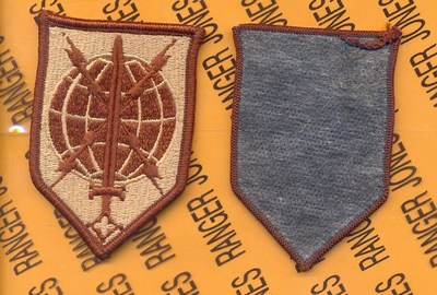 US Army Military Intelligence Readiness Command MIRC Desert DCU patch m ...