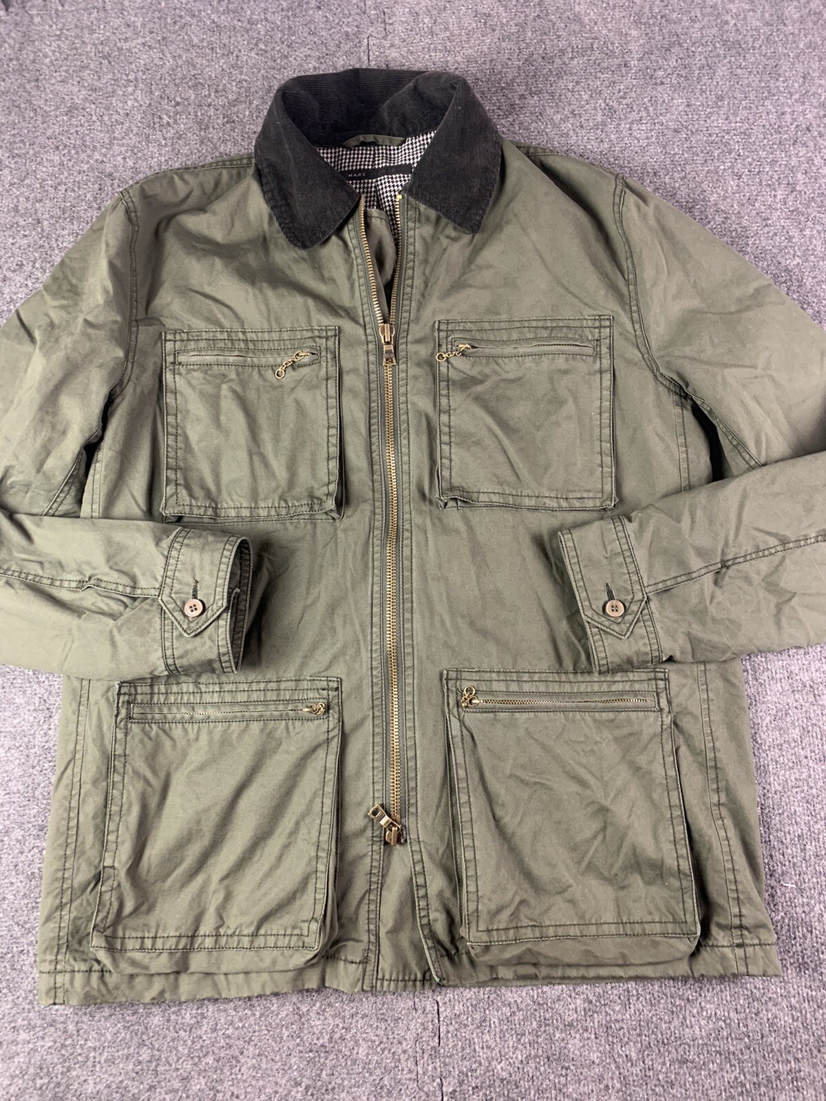MARC JACOBS Mens Military Type Utility Lined Jacket S… - Gem