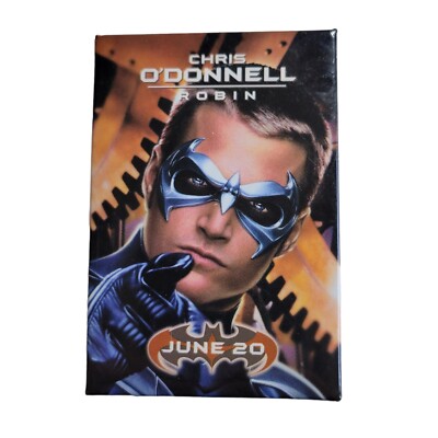 CHRIS O'DONNELL ROBIN Button Pin - 1997 Batman Movie Promotion | eBay