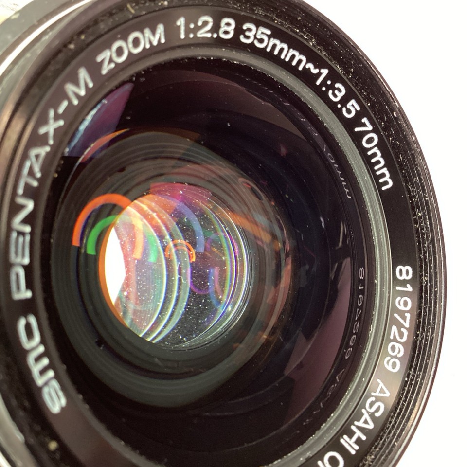 Vintage Pentax MG SLR Film Camera w/Lens *DAMAGED-FOR PARTS/REPAIR* (2B ...