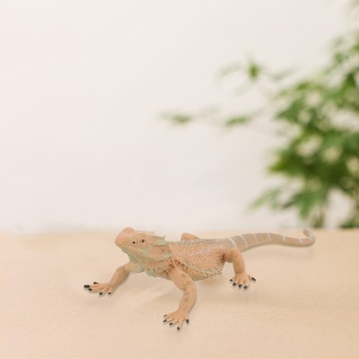 Realistic Dragon Plastic Reptile Toy Cute Lizard Figurine Bearded ...