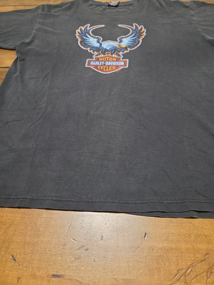Vintage 90s Harley Davidson Motex Worcester England Shirt Holoubek Mens ...