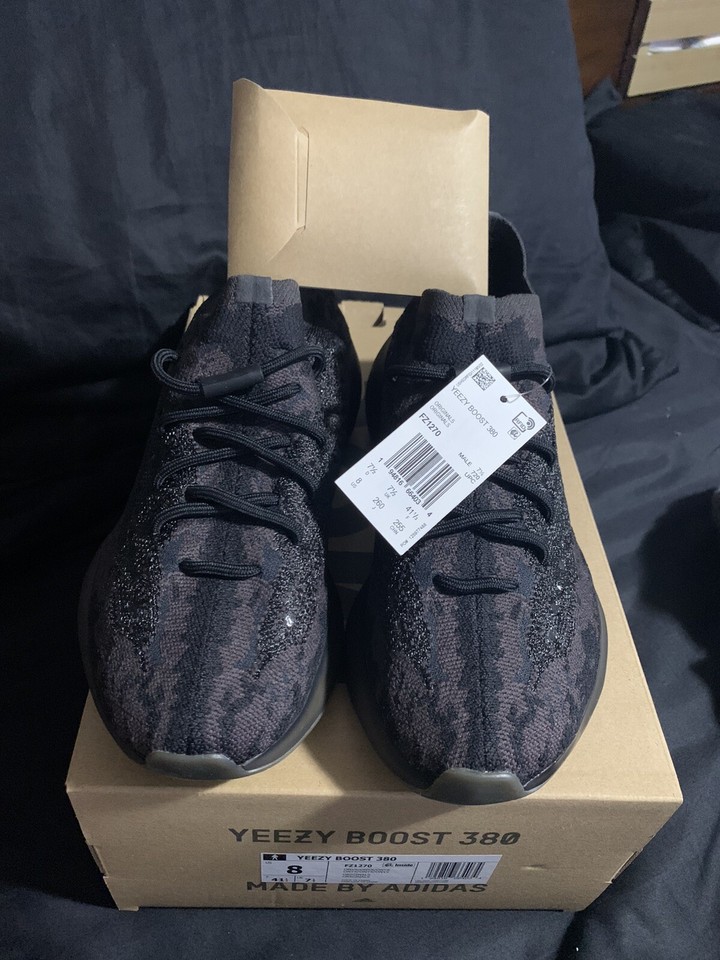 Adidas Yeezy Boost 380 ONYX | Size 8 FZ1270 | eBay