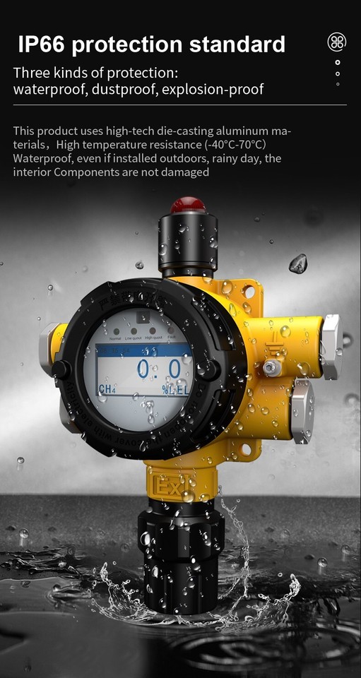 O3 Ozone 0-20PPM Fixed Gas Detector Reader w/ Remote Control TF SD Log ...