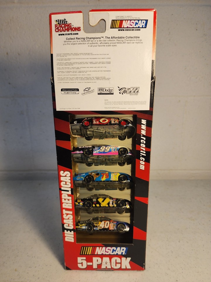 2000 Racing Champions Nascar 5 Pack | eBay