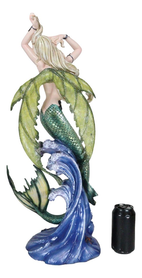 Large Nautical Ocean Dancing Mermaid Statue 26"H Goddess Venus Rising ...