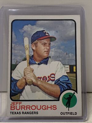1973 TOPPS BASEBALL CARD #489 JEFF BURROUGHS TEXAS RANGERS | eBay