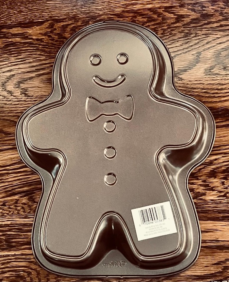 Gingerbread Man Wilton Brown Cake Pan - new #200 | eBay