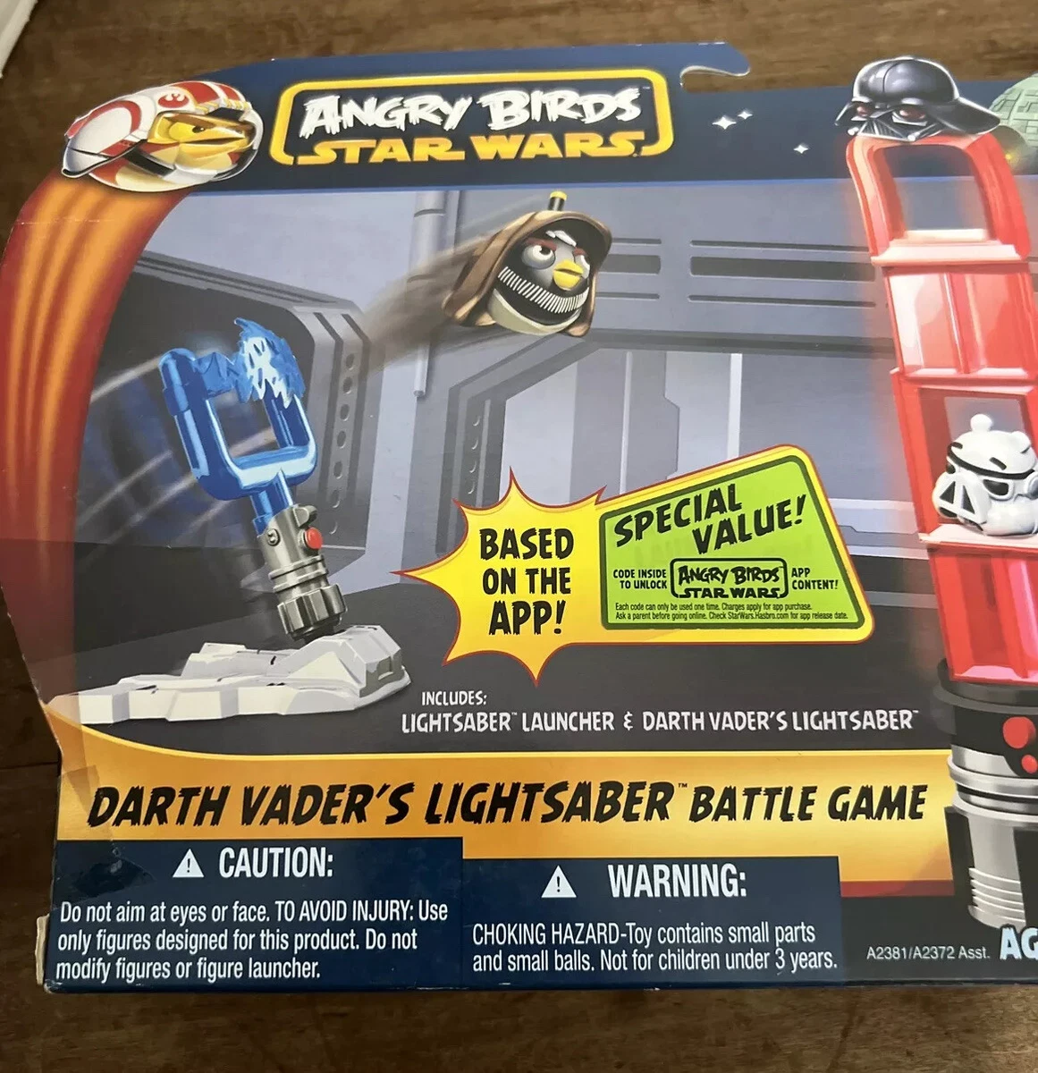 Angry Birds Star Wars Darth Vader With Lightsaber