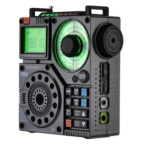 HRD-A320 AIR FM VHF MW SW WB Aviation Band Radio Receiver Bluetooth ...