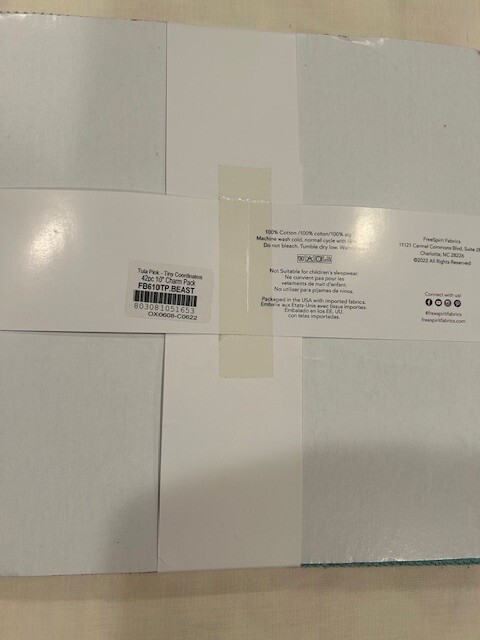 Tula Pink “Tiny Beasts & Tiny Coordinates” Layer Cake — 10", 42 pieces ...