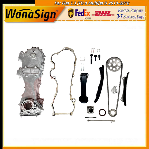 Engine Oil Pump & Full Timing Chain Kit For Fiat 1.3 JTD & Multijet D ...