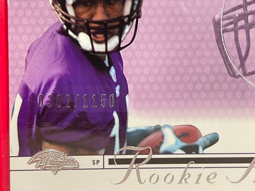 2002 SP Authentic Javin Hunter Rookie Authentics /1150 RC #160 Football ...