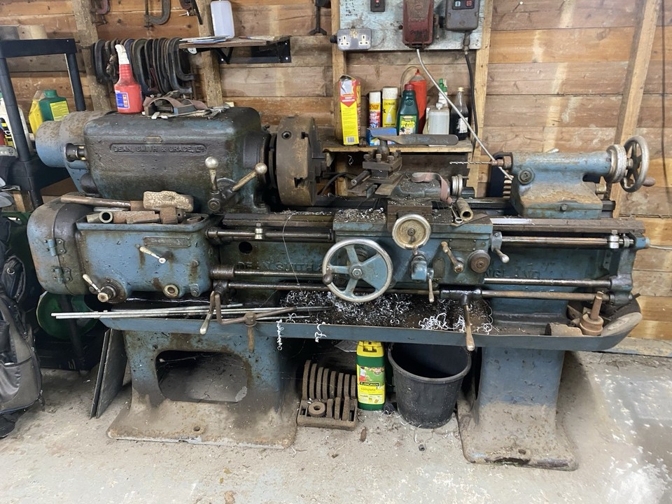 Dean Smith & Grace Lathe With A Selection Of Tools | eBay UK