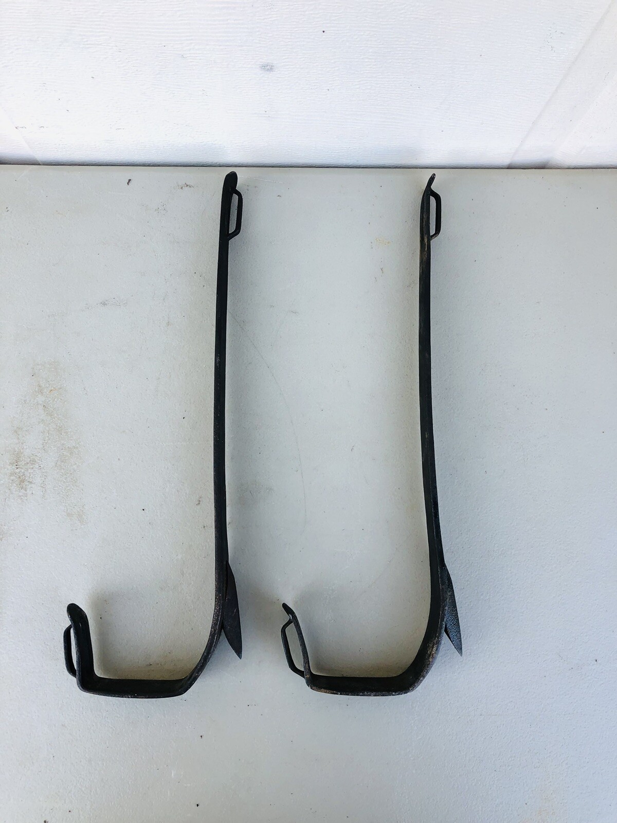 Vintage M Klein & Sons No. 16 Lineman's Pole Tree Climbing Spikes Spurs ...