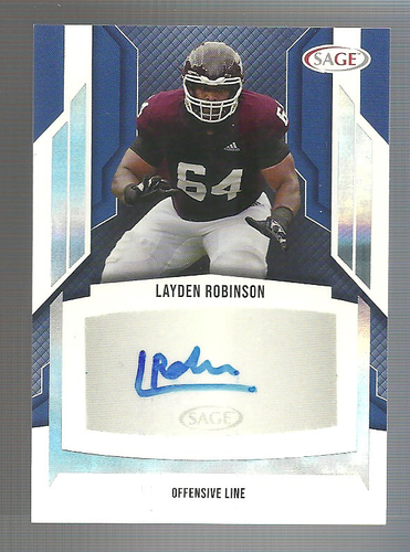 2024 SAGE HIT Low Series - Autographs Silver #A-LR Layden Robinson (AU ...