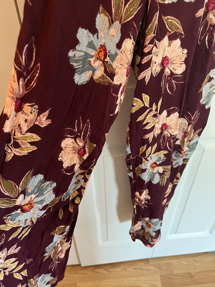 Patrons Of Peace Juniors Jumpsuit Maroon New With Tag 700420054293| eBay