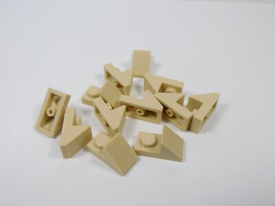 LEGO Lot of 10 Tan 1x2 Modified Plates w/ Roof Cutout I8 | eBay