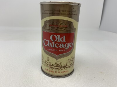 PETER HAND 1891 OLD CHICAGO LAGER Pull Tab Beer Can TO Chicago IL | eBay