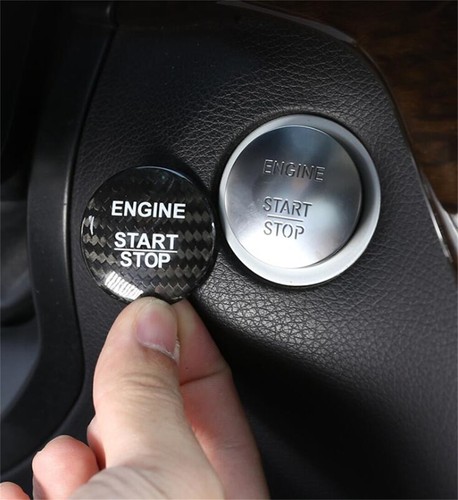 Carbon Fiber Engine Start Stop Button Trim For Mercedes Benz A/B/C/GLA ...