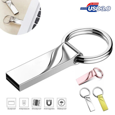 2TB 1TB 128/64GB USB Flash Drive Metal USB Stick Pendrive Memory Stick ...