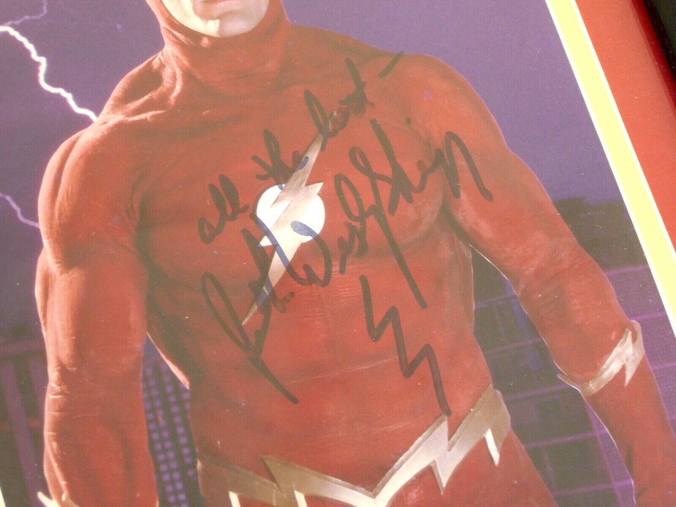 John Wesley Shipp Authentic Signed Custom Matte The Flash 8x10 Photo ...