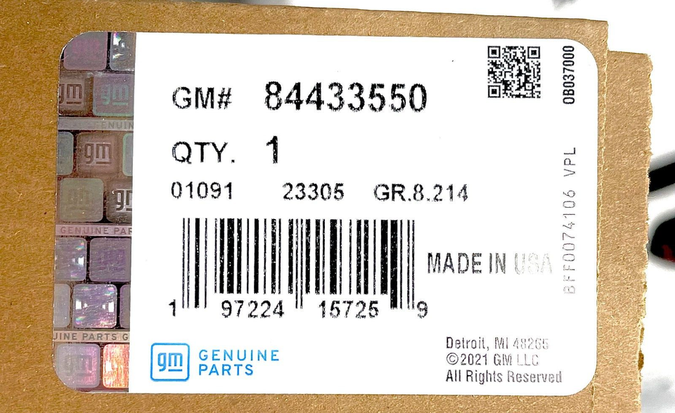 2021-2024 Tahoe Yukon / XL Front Molded Splash Guards 86517282 Black ...