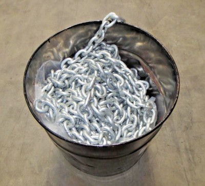 Anchor Chain - 8mm - Grade L short link galvanised marine - sold by ...