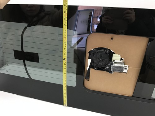 Fits 2017-2025 Ford F250 F350 F450 F550 Power Slider Back Window Glass ...