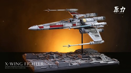 STAR WARS F-Labt X-WING FIGHTER Resin Statue Studio Scale 1:24 NEW-MIB ...