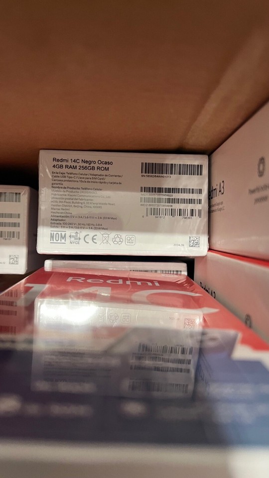 Xiaomi Redmi 14C 4G LTE Negro Ocaso - 4GB RAM - 256GB ROM - Unlocked - NEW | eBay