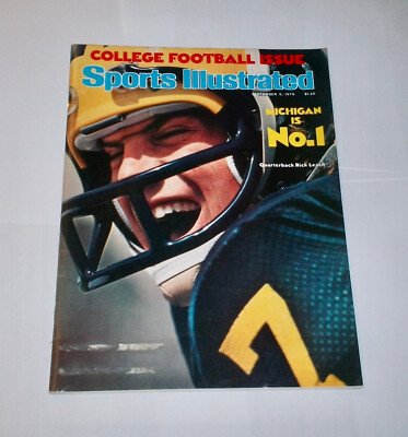 1976 NO LABEL Sports Illustrated MICHIGAN WOLVERINES Rick LEACH ! | eBay