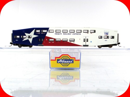 N Scale **TRINITY RAILWAY EXPRESS** Bombardier Coach #1051 - Athearn ...