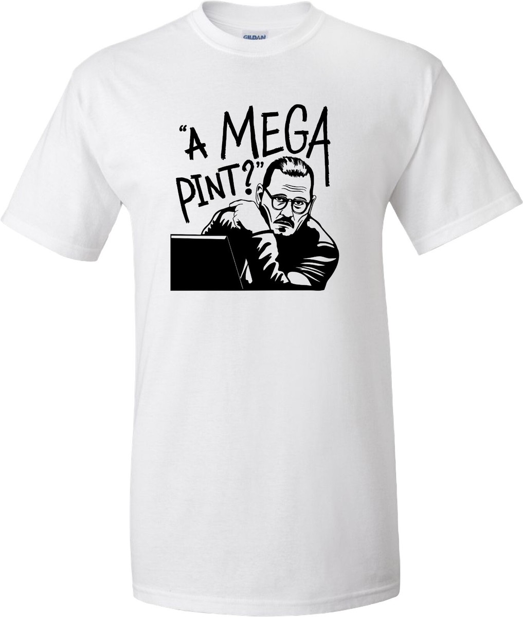 Johnny Depp Wine Memes A MEGA PINT? Adults Funny T Shirt Justice For