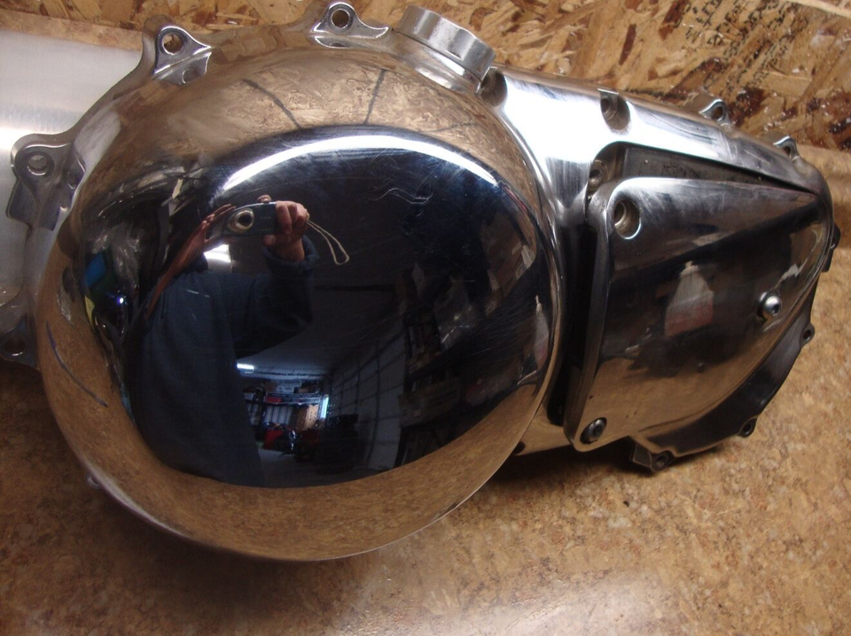 1998 Kawasaki Vulcan VN1500 VN 1500 E Engine Chrome Clutch Cover Panel ...