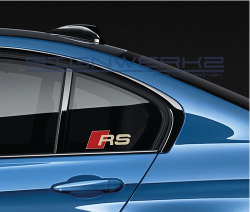 Audi RS decal Sticker EURO Racing mod RS3 RS4 RS5 RS6 RS7 TTRS 2 colors ...