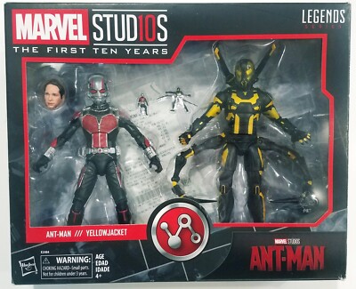 RARE MARVEL LEGENDS STUDIOS FIRST TEN YEARS ANT-MAN FIGURE SET YELLOW ...