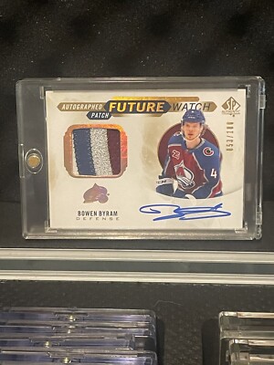 Bowen Byram 2020-21 SP Authentic Limited Future Watch Patch Auto /100 ...