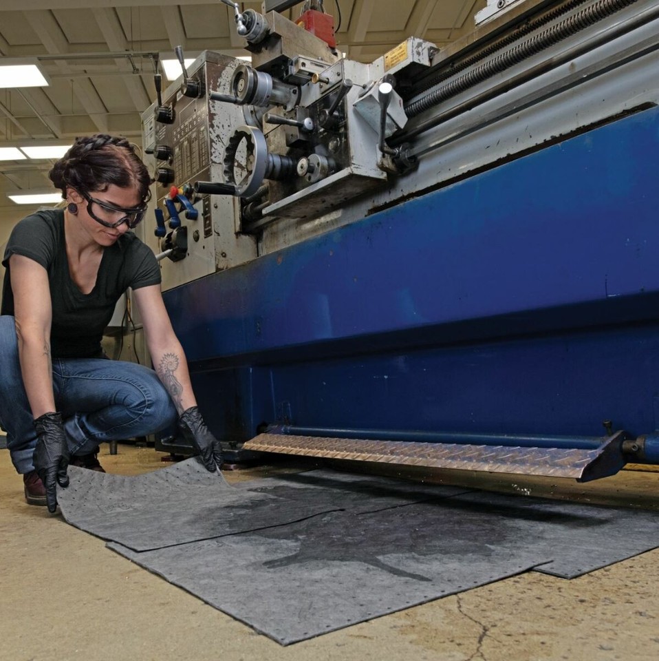 New Pig MAT204 Universal Light-Weight Absorbent Mats - 15"x20" (200 ...