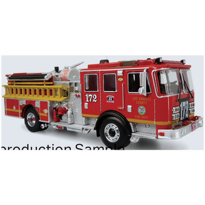 Iconic Replicas 1:64 Scale KME Predator Fire Engine: LACFD L.A County ...