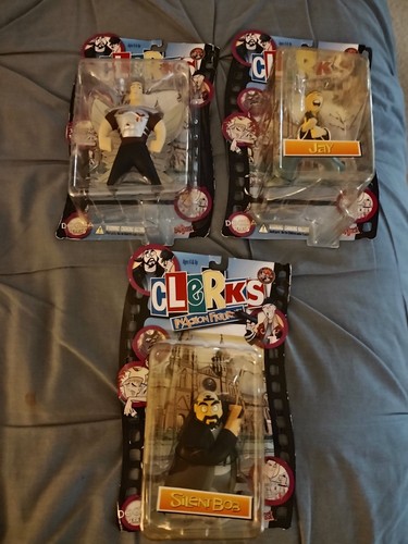 Lot Of 3 Clerks InAction Figures Jay Silent Bob Bartleby Series 3 | eBay